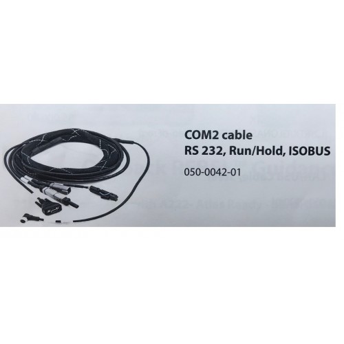 Rebel Com2 cabel for ISOBUS Connection, Run/Hold, and RS232 with TC unlock